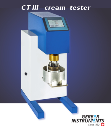 Gerber Instruments Products for milk, cheese, cream and food laboratories